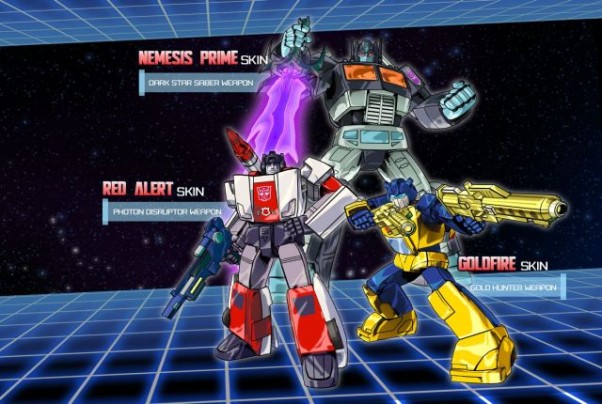 Transformers Devastation : Nemesis Prime, Red Alert et Gold Fire ...