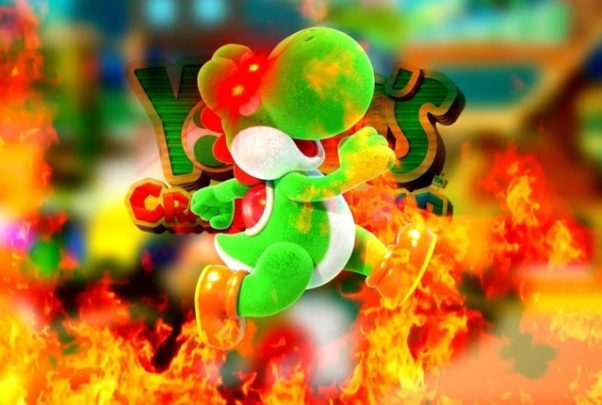 Super Nintendo World : Yoshi littéralement en feu !!! Le parc doit ...