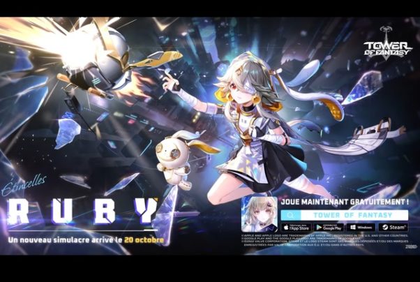Tower of Fantasy : Vera fête sa dispo et nous présente Ruby en vidéo ...