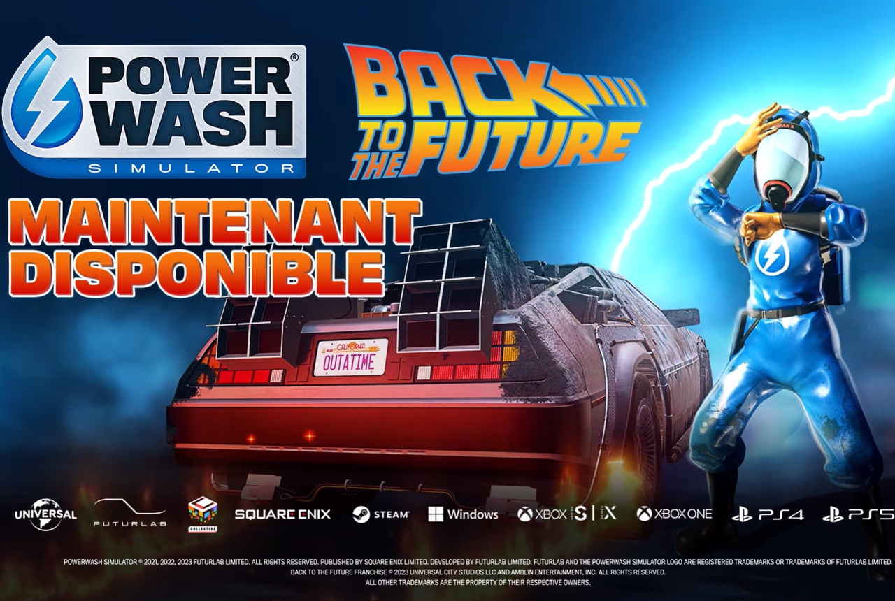 Powerwash Simulator : Retour vers le Futur débarque en vidéo !N-Gamz.com